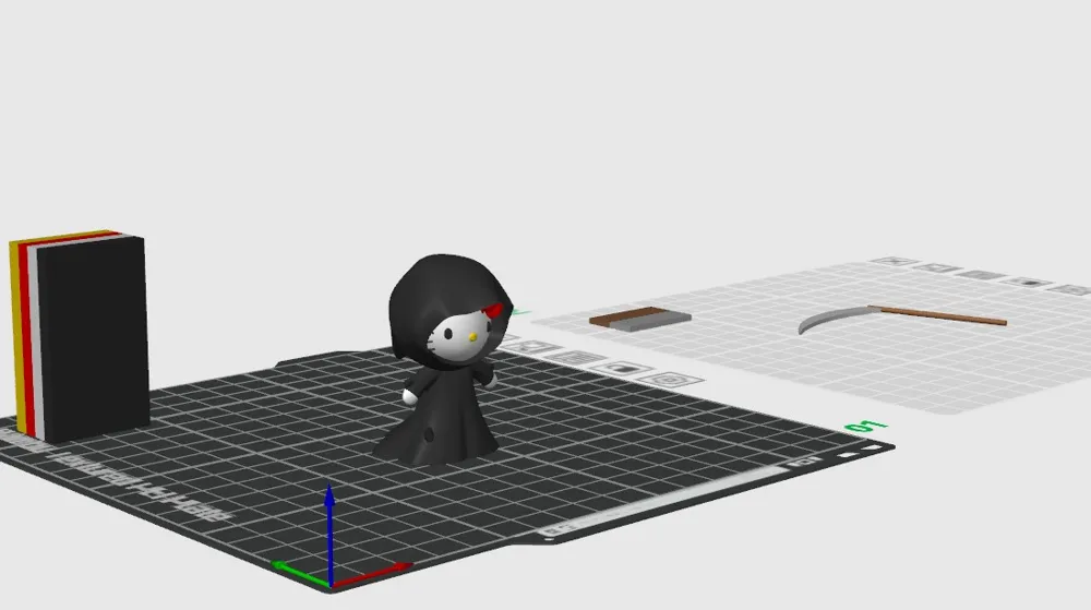 Grim Reaper Hello Kitty - Free 3D Print Model - MakerWorld