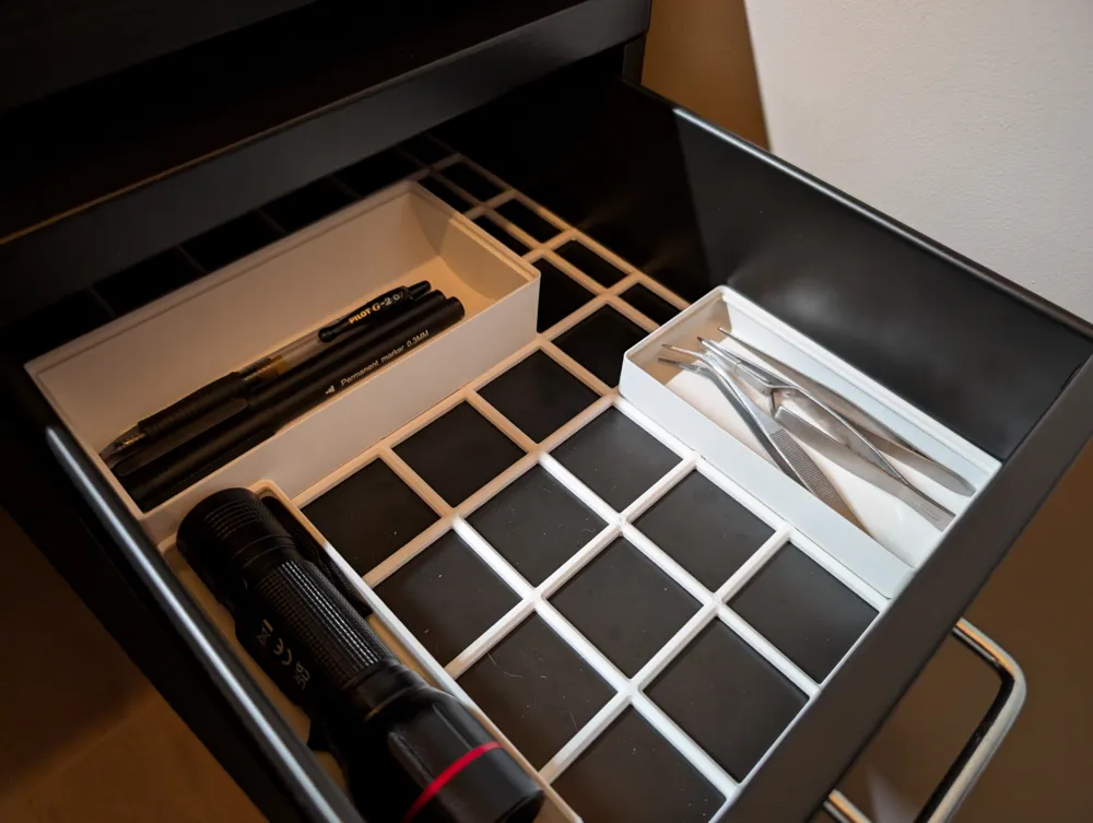Gridfinity IKEA Helmer drawer Remixed by mrGB MakerWorld: Download Free ...