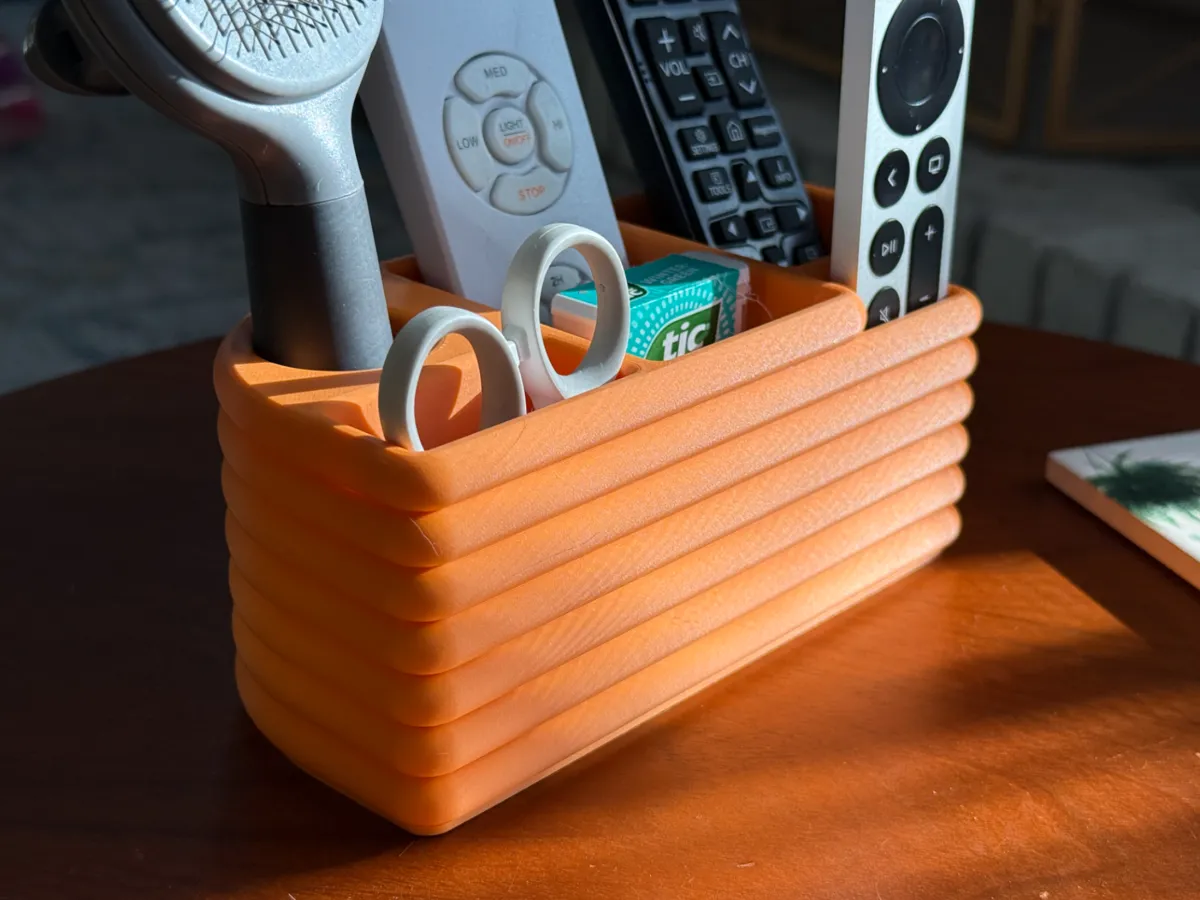 Modern Remote Caddy - 3rd gen Apple TV remote - Free 3D Print Model ...