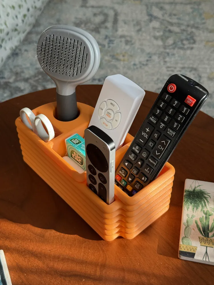 Modern Remote Caddy - 3rd gen Apple TV remote - Free 3D Print Model ...