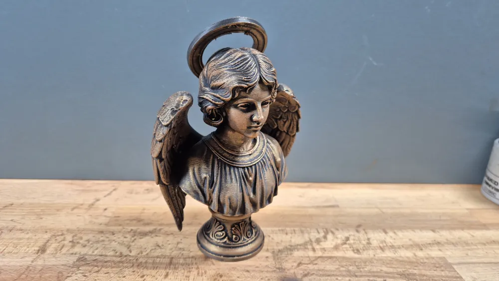 Chistmas Angel Bust - Free 3D Print Model - MakerWorld