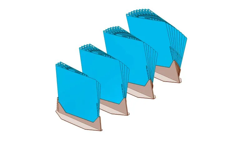 Building Plate Holder for 7 Building Plates by DocLex - MakerWorld