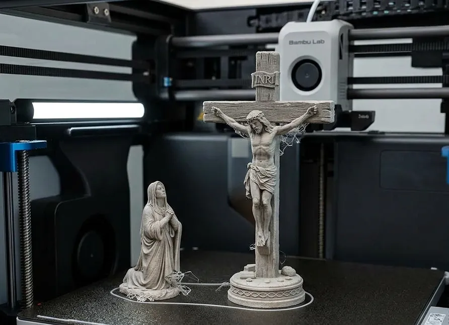 Jesus on the Cross - Free 3D Print Model - MakerWorld
