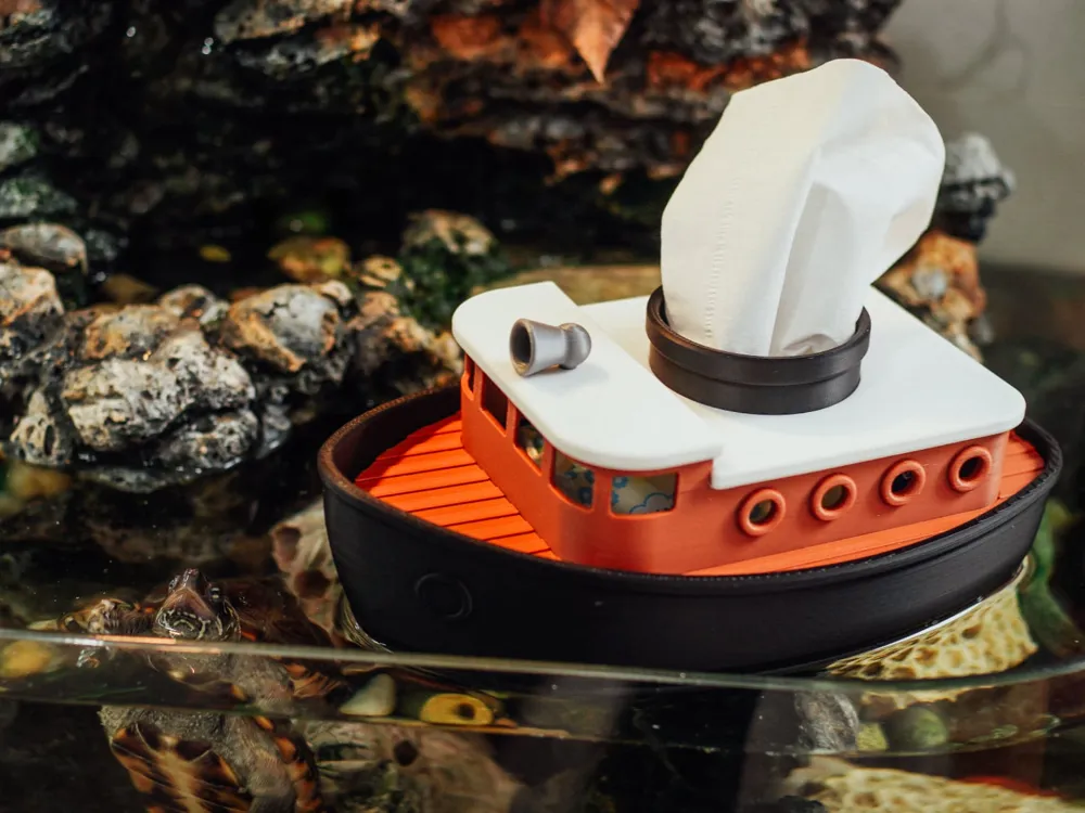 Steamboat Tissue Box (v1.1) - Free 3D Print Model - MakerWorld