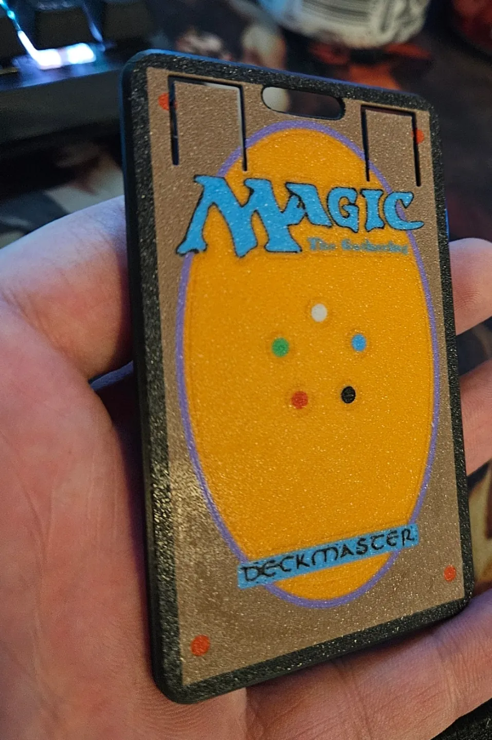 Magic the Gathering card back ID card/badge holder Remixed by zquirrelz ...