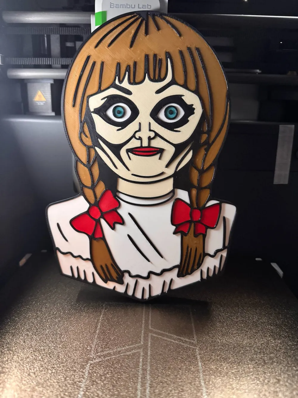 Annabelle Wall Art (NO AMS) by Nitro 3D PrintingMakerWorld: Download ...