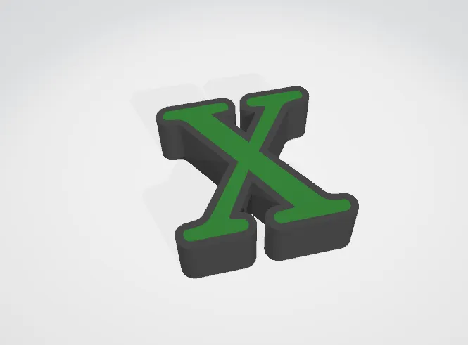 Letter X BOX /Light Box by Santi s 3D - MakerWorld