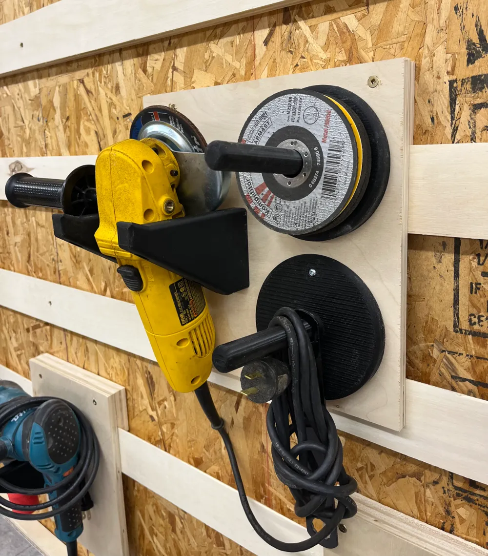 Grinding Disc Holder Wall Mount by motoriley - MakerWorld