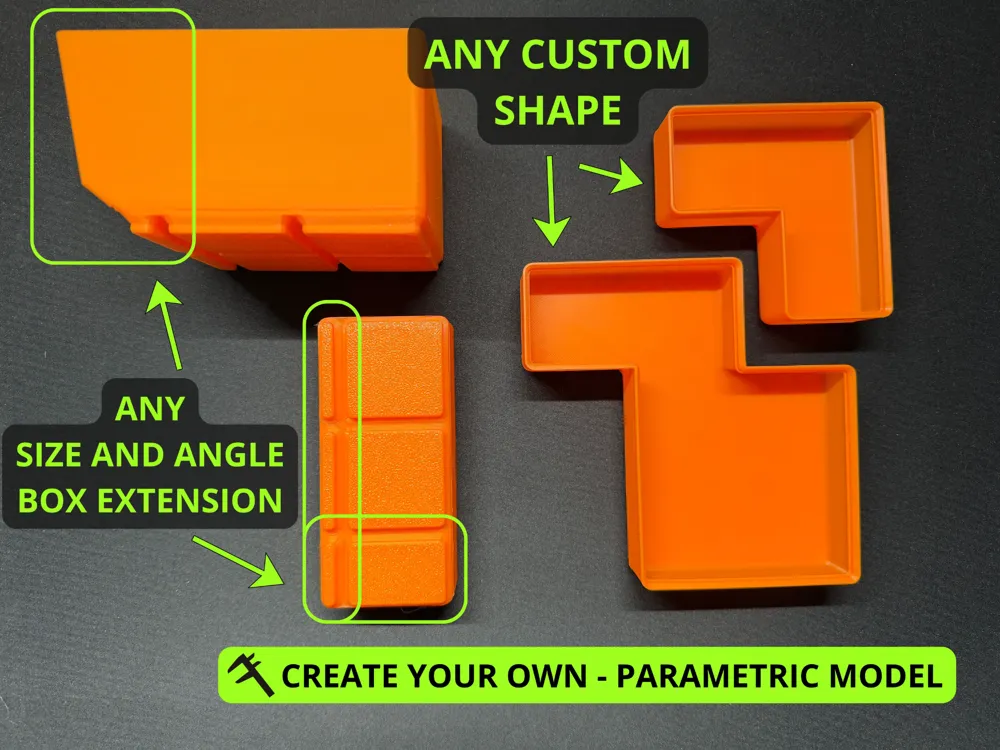 Spacerless - Gridfinity Bin Generator - Free 3D Print Model - MakerWorld