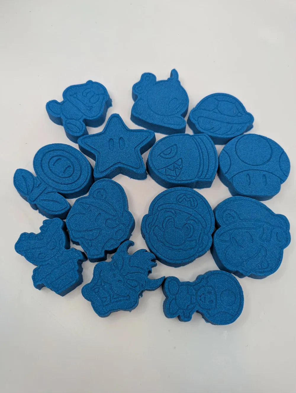 Mario-Inspired Character Bath Bomb Mold Set - Free 3D Print Model ...