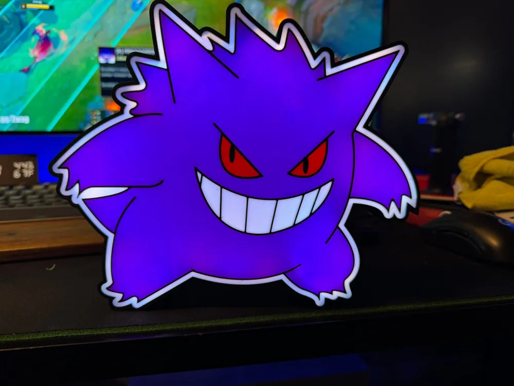 Gengar Light Box by CuhRazy - MakerWorld