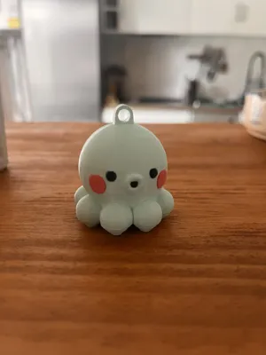 Chibi Octo Buddy | A Cute mini octopus (keychain) - Free 3D Print Model ...