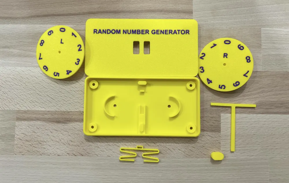 Random Number Generator by Furkan Çevikli MakerWorld: Download Free 3D ...
