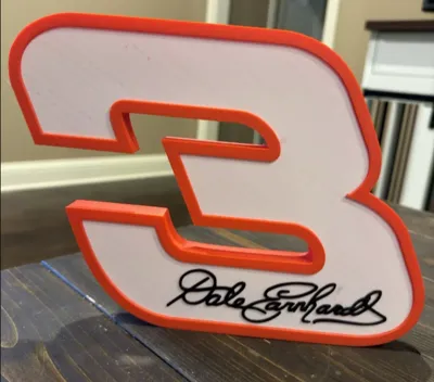 Dale Earnhardt 3 Stand Up - Free 3D Print Model - MakerWorld