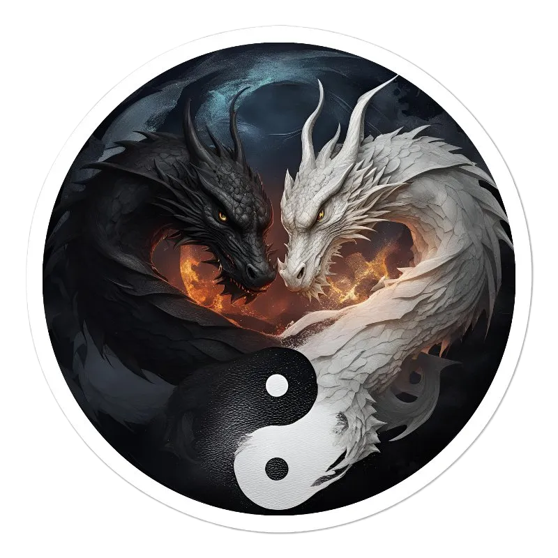 Dragon Ying Yang - Free 3D Print Model - MakerWorld