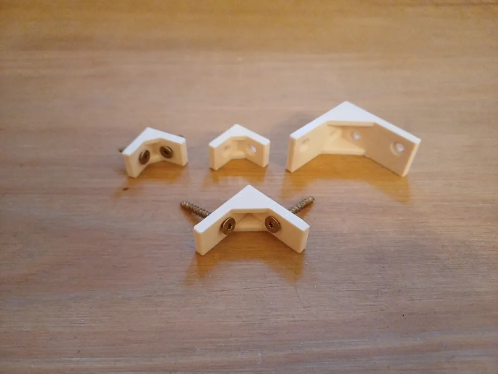 Corner Brackets by Printed_3D MakerWorld: Download Free 3D Models
