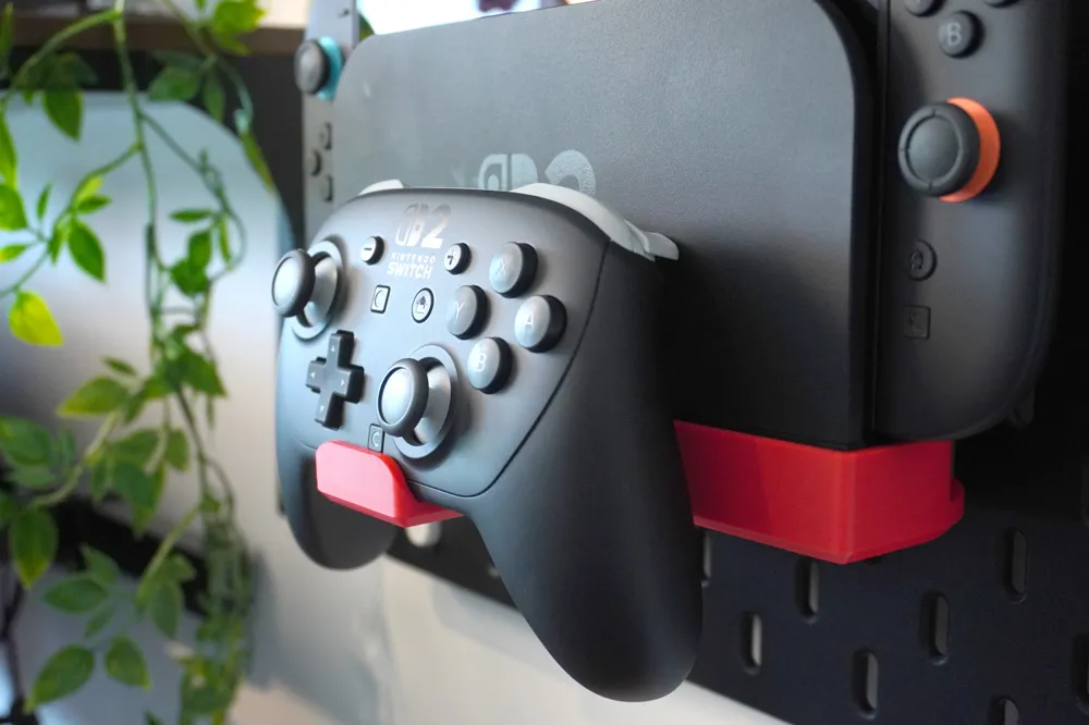Switch 2 Dock & Controller Wall/Skadis mount by Foxwood MakerWorld ...