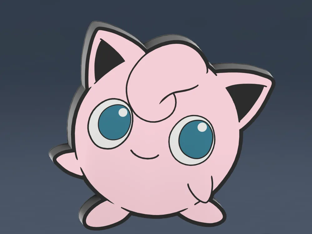 Jigglypuff Lightbox by Sitsero - MakerWorld