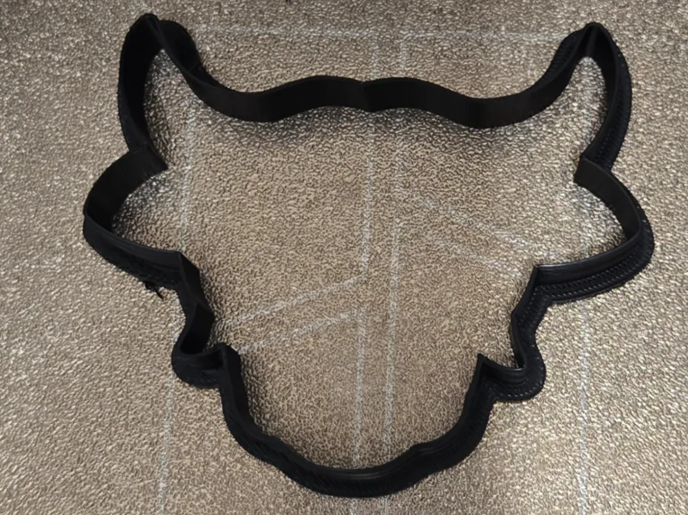 Highland Cow Cookie Cutter - Free 3D Print Model - MakerWorld