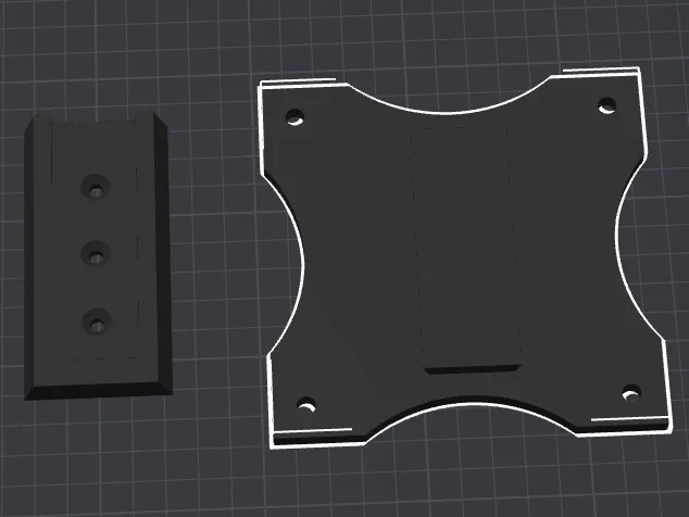 Vesa Mount 100mm x 100mm by cyn - MakerWorld