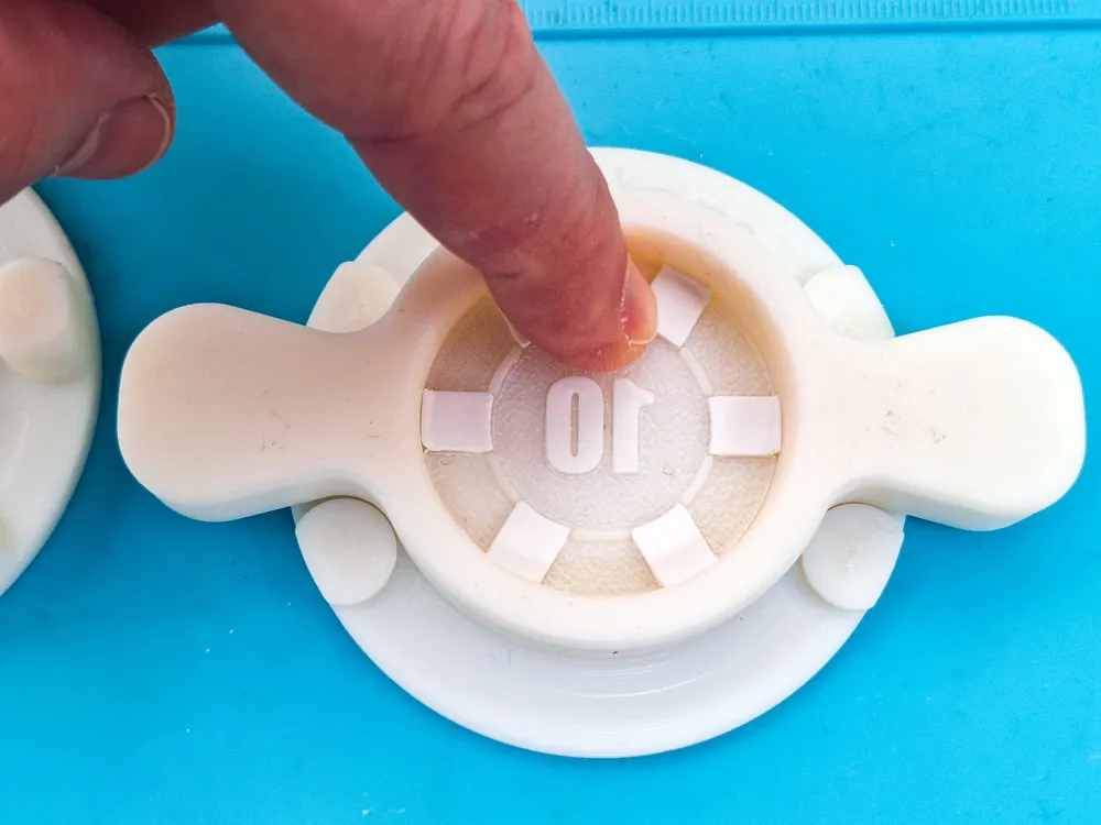 Poker Chip Mold from Poop-One mold for all values - Free 3D Print Model ...