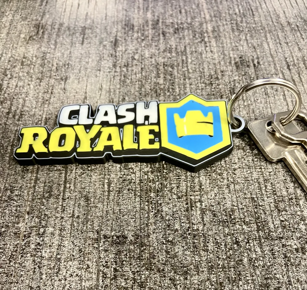 Clash Royale Keychain - Free 3D Print Model - MakerWorld
