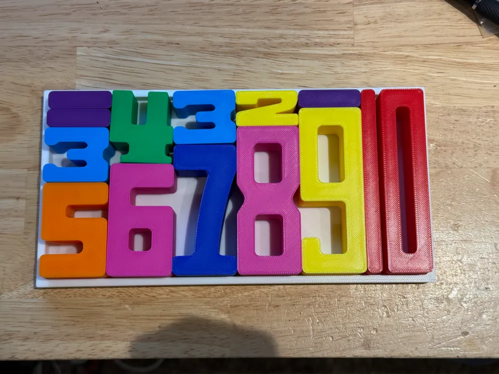 Number Sum Math Stacking Blocks by Benji MakerWorld: Download Free 3D ...