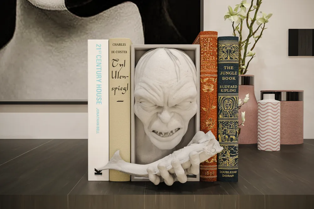 Gollum Book Nook and Wall Mount by Treddigineer MakerWorld: Download ...