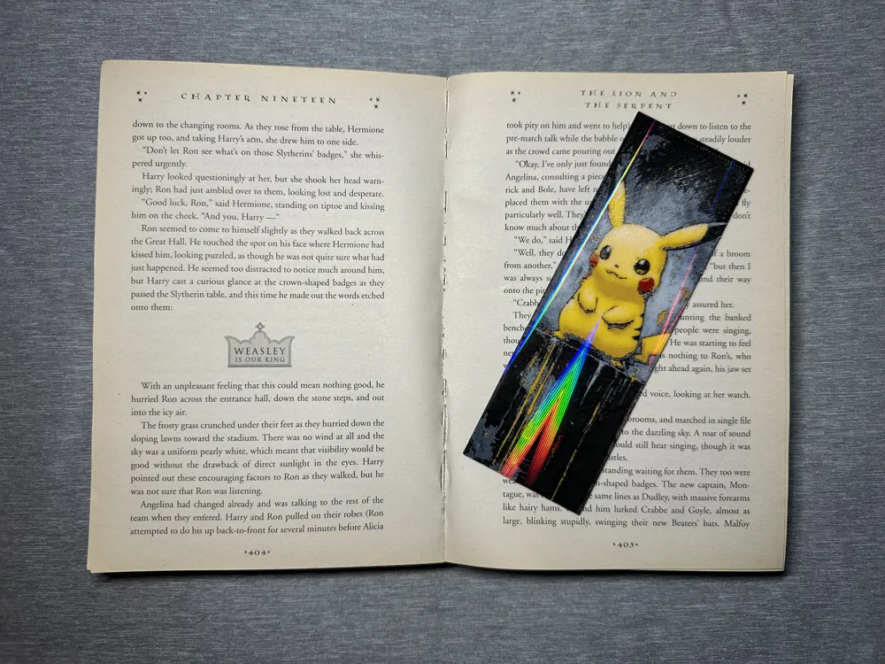 Pikachu Bookmark - Flatforge - Free 3D Print Model - MakerWorld