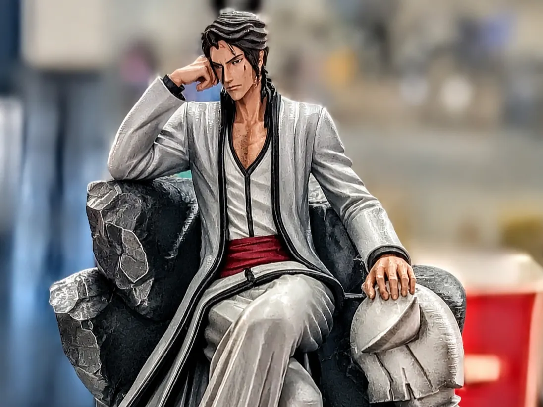 Aizen Inspired Throne Statue - Free 3D Print Model - MakerWorld