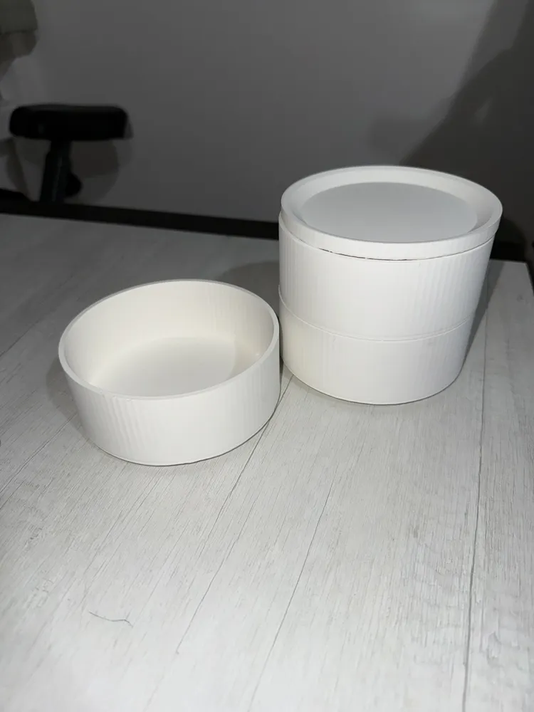 interlocking cylindrical containers - Free 3D Print Model - MakerWorld