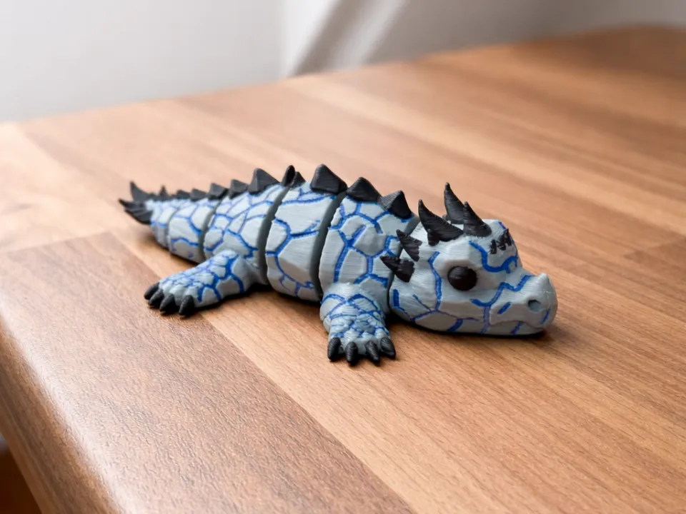 Thunder Dragon articulated - Free 3D Print Model - MakerWorld