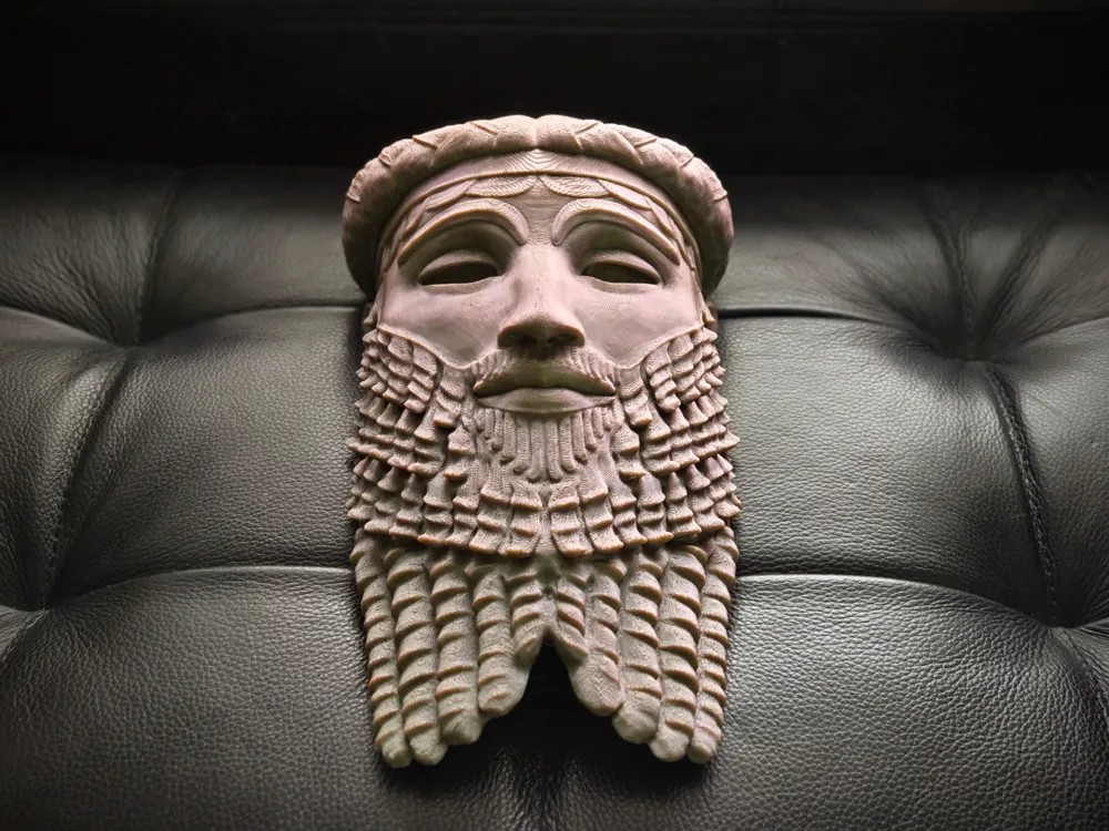 Sargon of Akkad Wall Mask - Akkadian First Empire by TheAncientWay ...