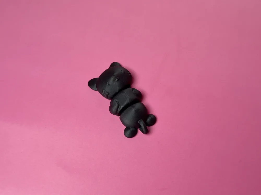 Flexi Kitties – Keychain Magnet articulated kitty - Free 3D Print Model ...