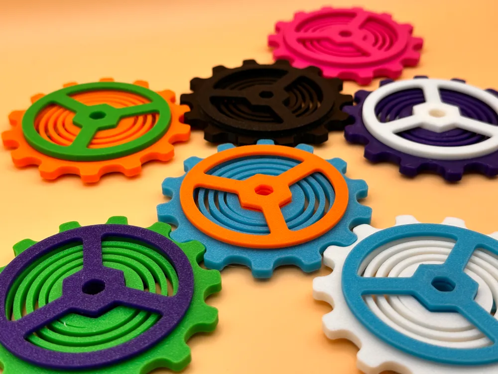 Clockwork Spring Cog - Tactile Fidget by Eternity Labs - MakerWorld