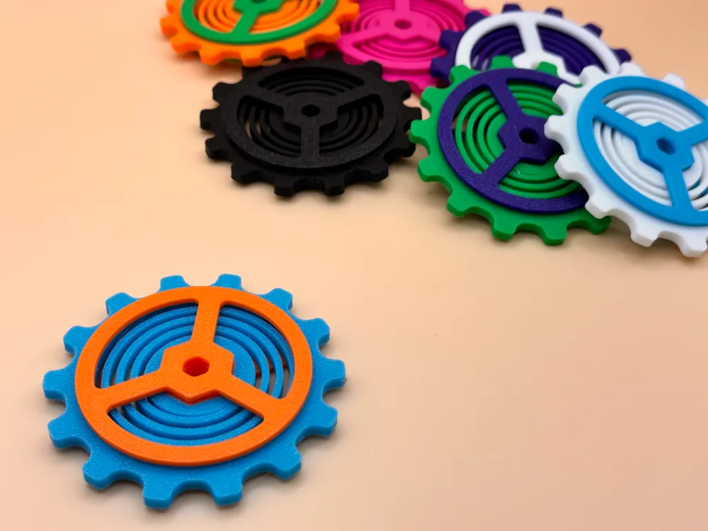 Clockwork Spring Cog - Tactile Fidget by Eternity Labs - MakerWorld