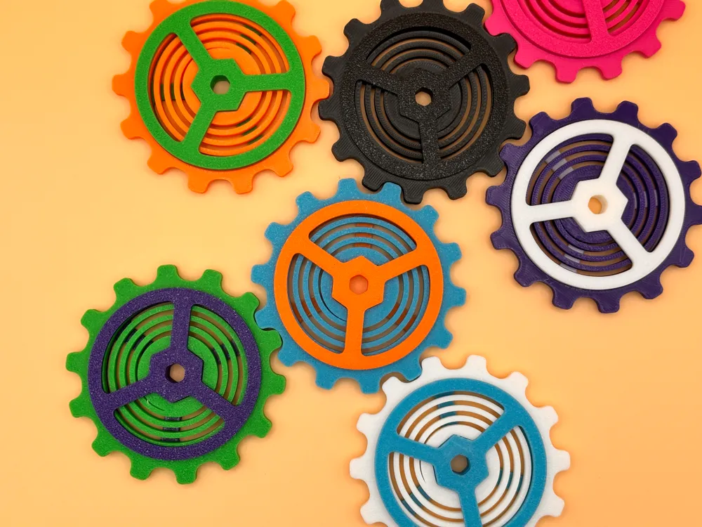 Clockwork Spring Cog - Tactile Fidget by Eternity Labs - MakerWorld