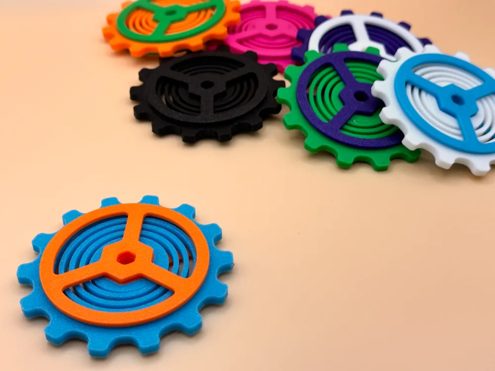 Clockwork Spring Cog - Tactile Fidget by Eternity Labs - MakerWorld