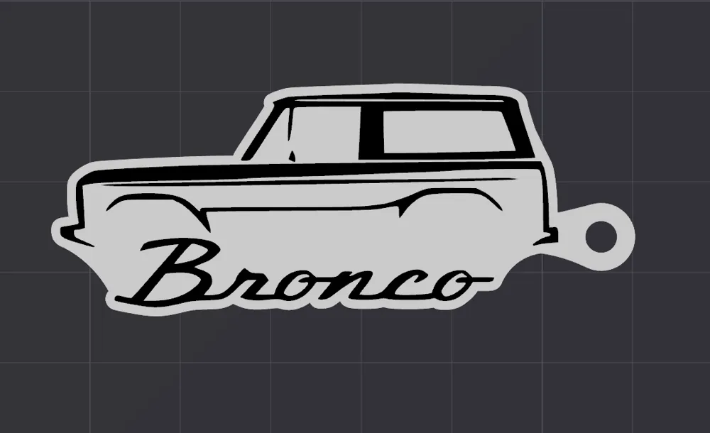 1970 Bronco Keychain by LgDesign MakerWorld: Download Free 3D Models