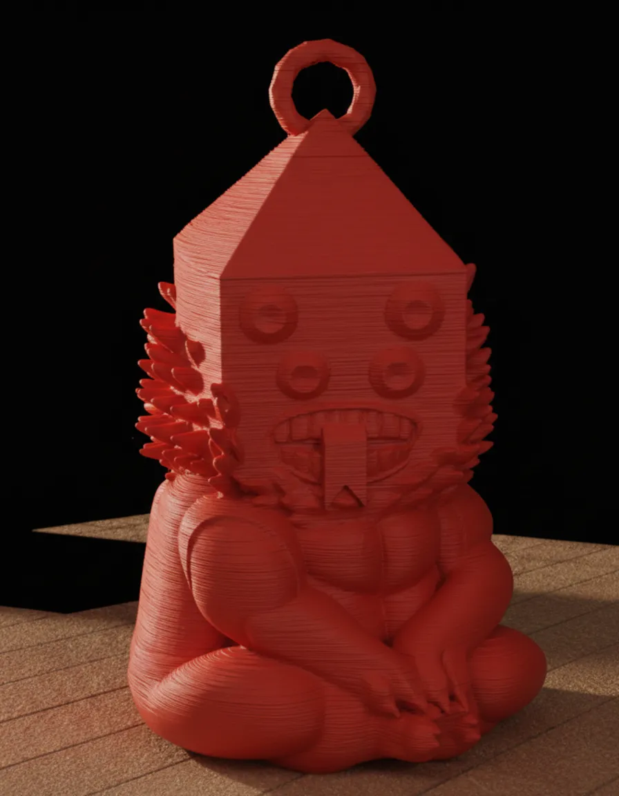 Golb Keychain - Free 3D Print Model - MakerWorld