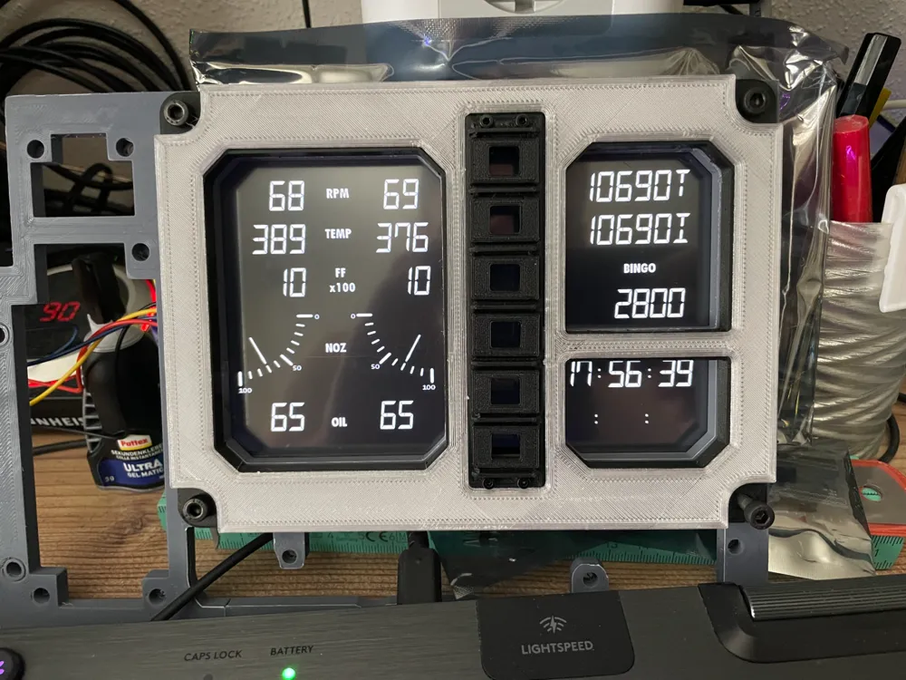 F/A-18C IFEI Panel by CatEye - MakerWorld