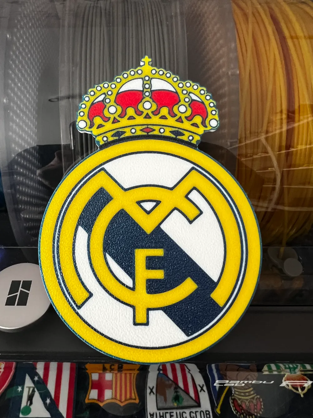 Real Madrid CF Escudo - Football Shield by Culebra - MakerWorld