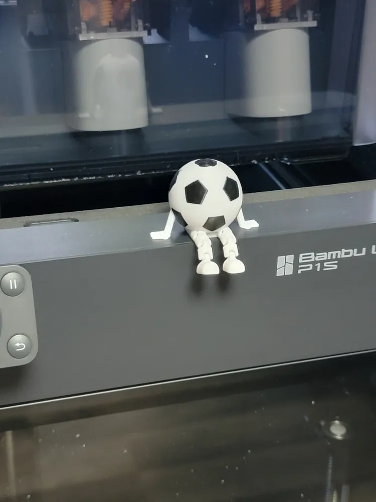 Articulated Soccer Buddy - 2 Color Soccer Ball by Click Print Creatives ...