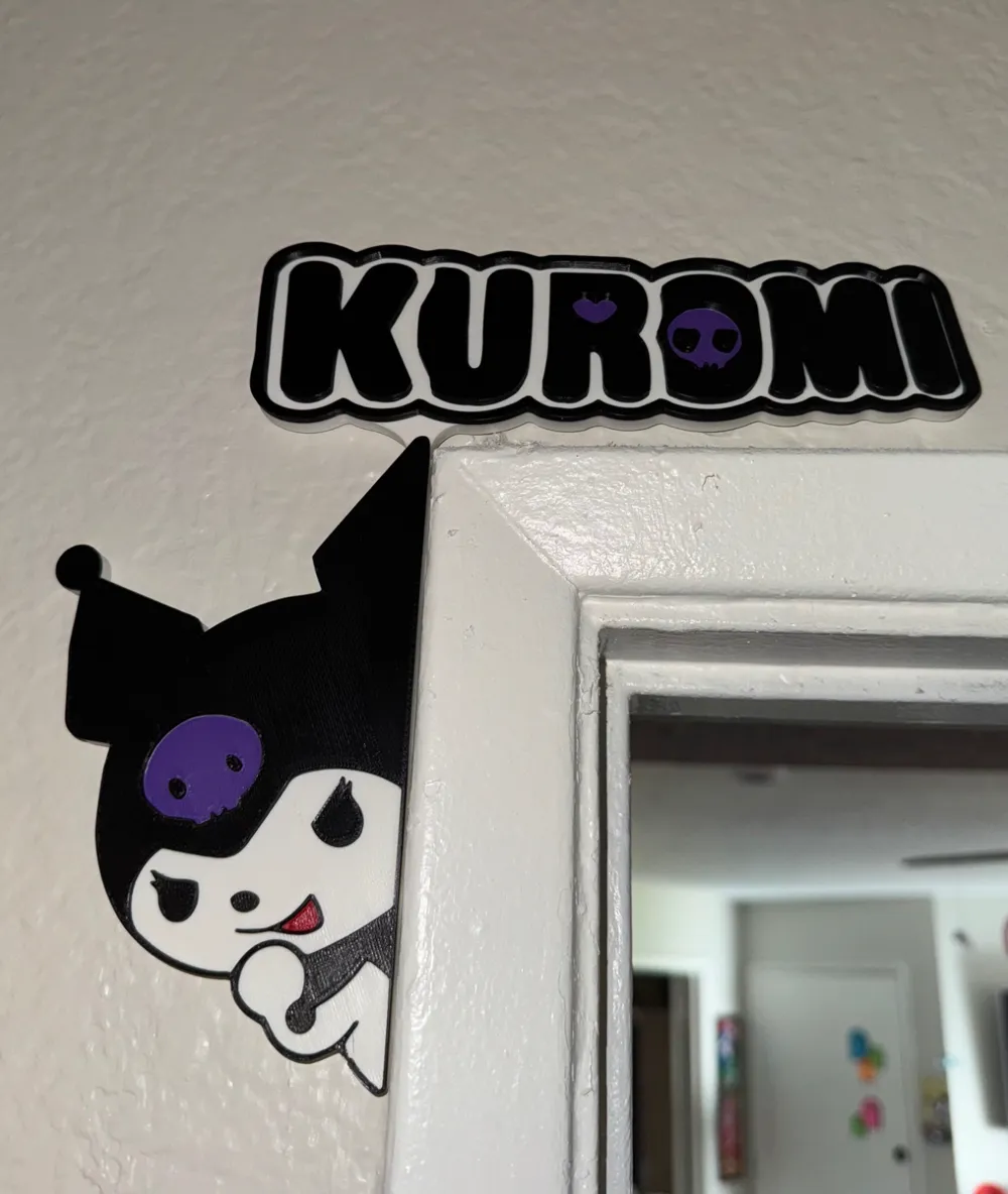 Kuromi Door Frame Decoratin by Jorge Torres - MakerWorld