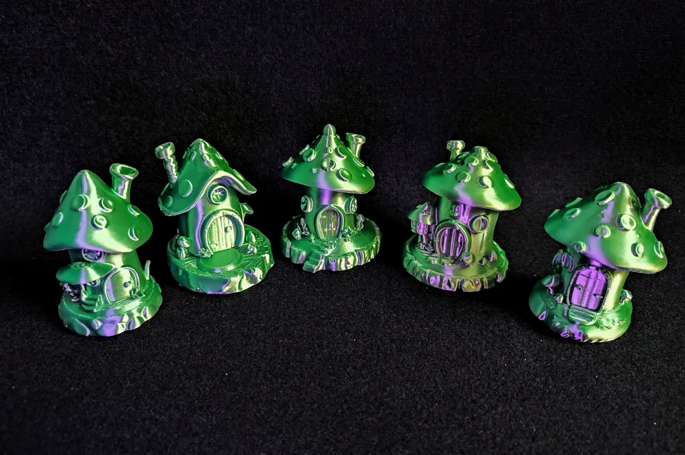 Forest Five Series – Mushroom House 1/5 - Free 3D Print Model - MakerWorld