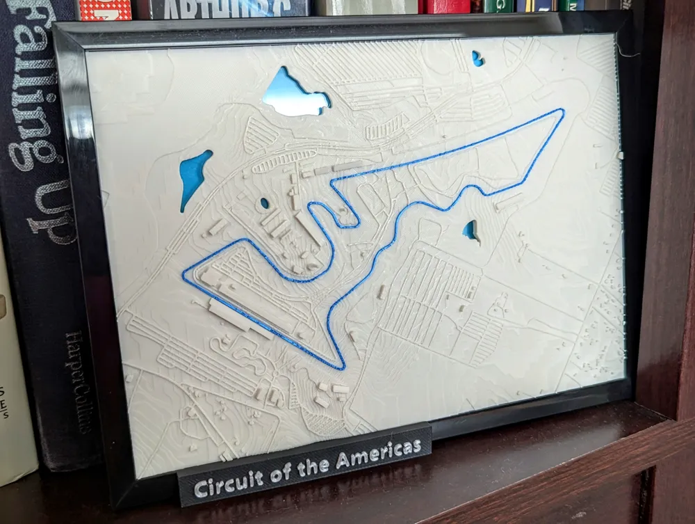 Circuit of the Americas 3D Miniature (F1 Edition) by jarvizar ...