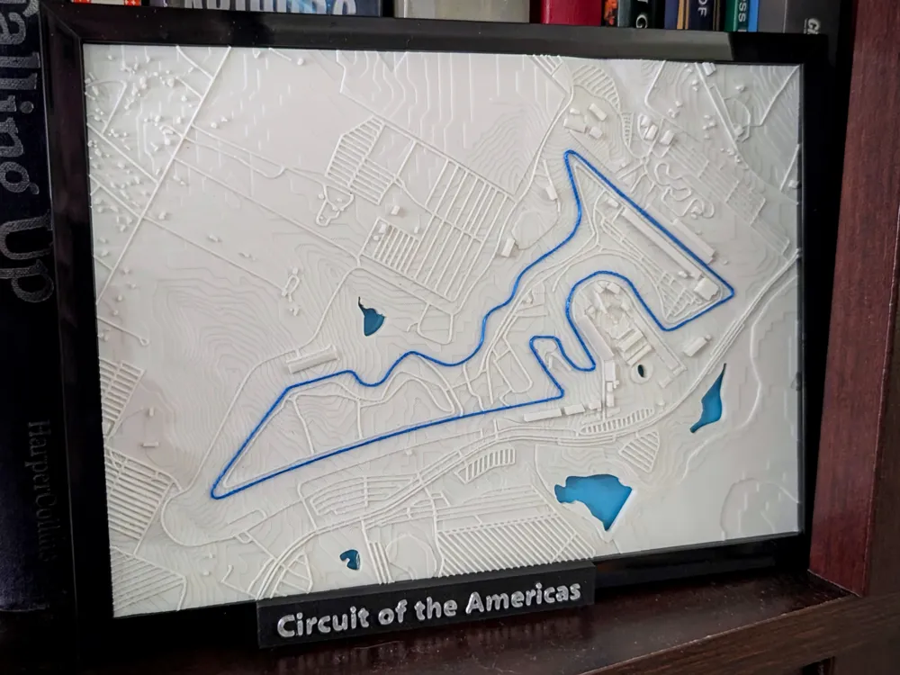 Circuit of the Americas 3D Miniature (F1 Edition) by jarvizar ...