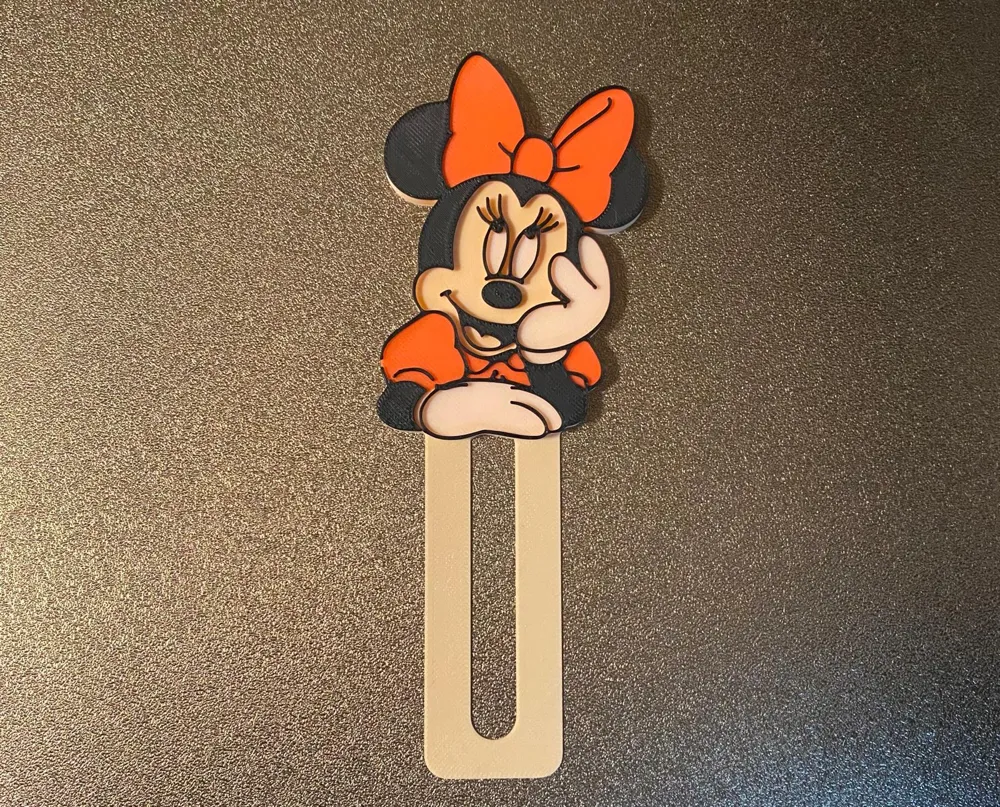Bookmark Minnie by LorenzCR - MakerWorld
