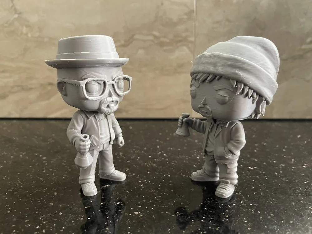 Heisenberg & Jesse Pinkman Duo: Funko Pop Set - Free 3D Print Model ...