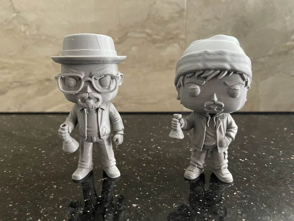 Heisenberg & Jesse Pinkman Duo: Funko Pop Set - Free 3D Print Model ...